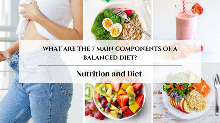 What are the 7 Main Components of a Balanced Diet? - myhealthtip